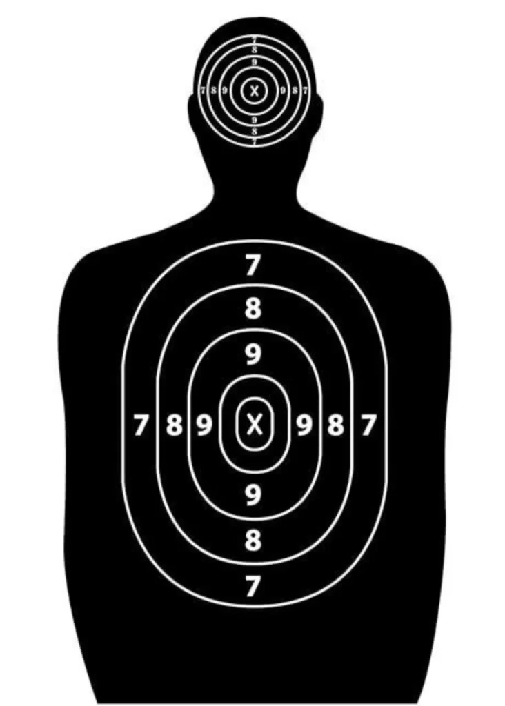 Silhouette Target Sheet - Metal Target