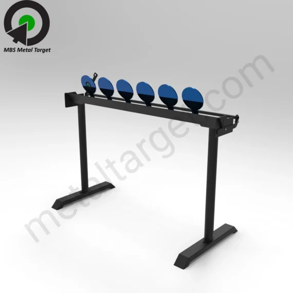 Tabletop 6-Target Steel Shooting Range Targets - Metal Target